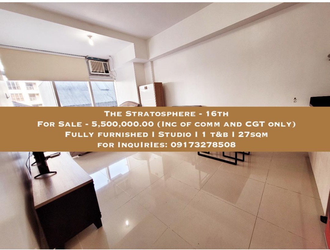 **direct listing** The Stratosphere - 16th Studio Fully Furnished for ...