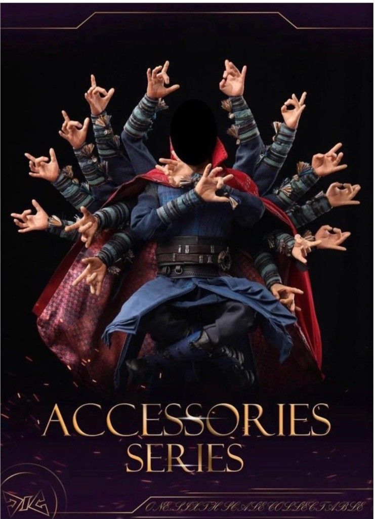 DJ Custom 1/6 scale Images of Ikkon Dr Strange Hands marvel avengers ...