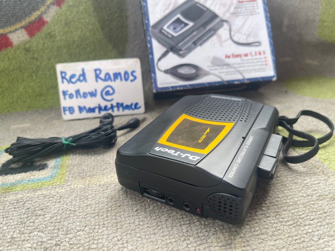 Dj tech cassette recorder k7 encoder 5 mp3 converter, Audio, Portable ...