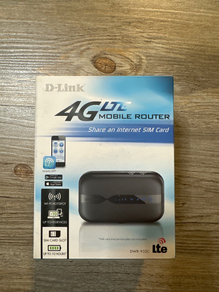 Dlink 4G LTE Mobile Router, Computers & Tech, Parts & Accessories ...