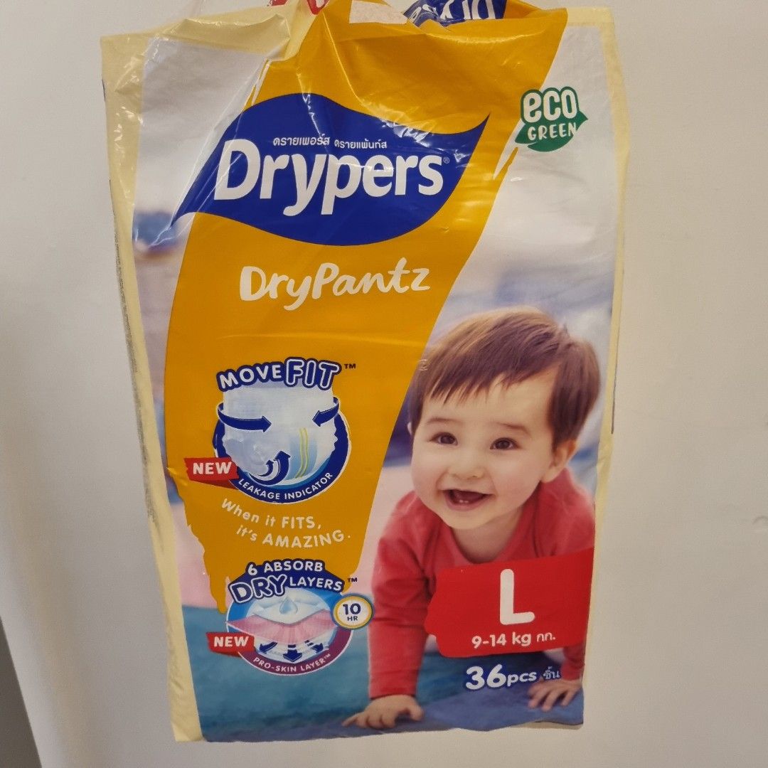 Drypers Drypantz L, Babies & Kids, Babies & Kids Fashion on Carousell