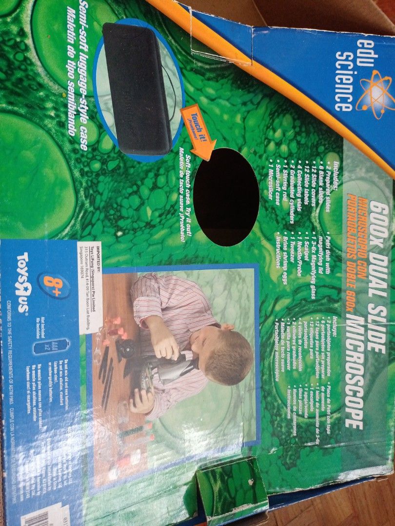 Edu science Microscope, Hobbies & Toys, Toys & Games on Carousell