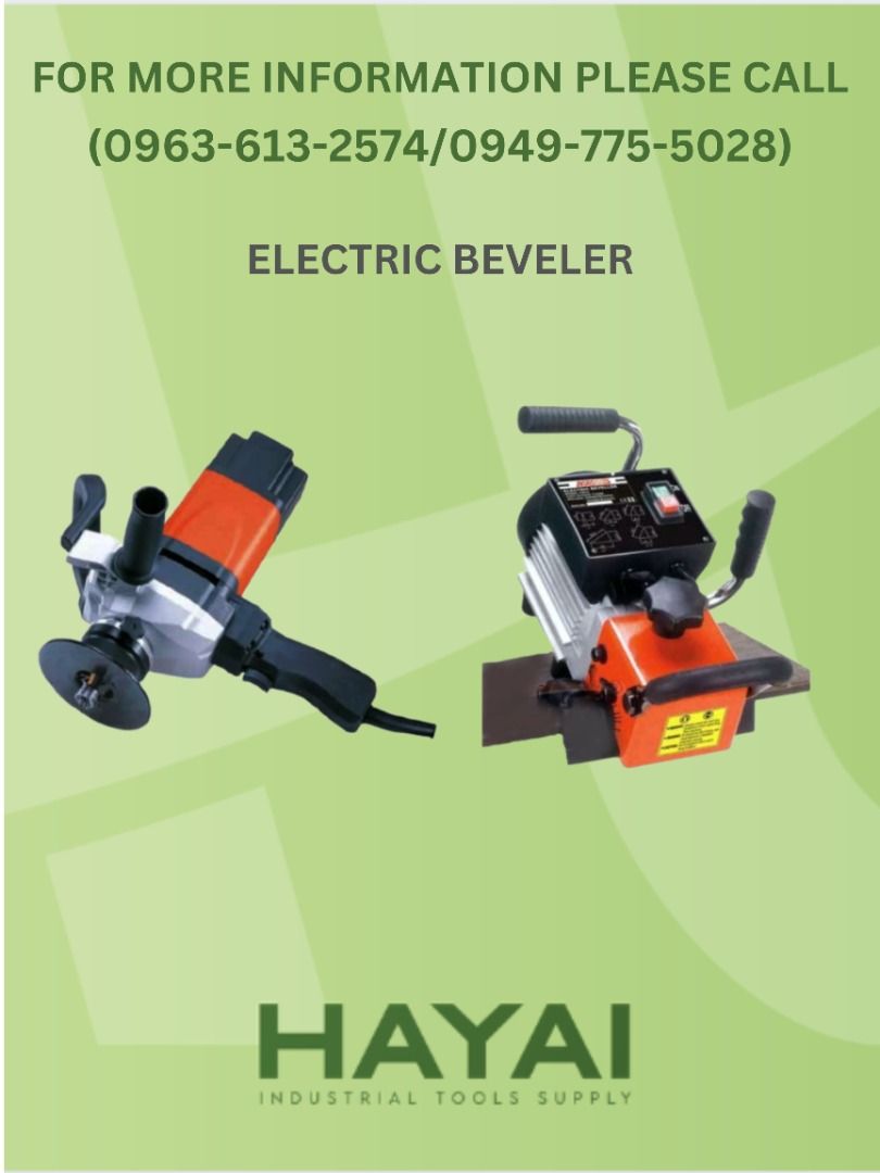 ELECTRIC BEVELER, Commercial & Industrial, Construction Tools ...
