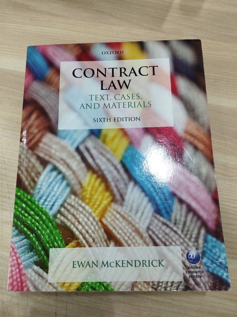 (ENG) Oxford Contract Law, Hobbies & Toys, Books & Magazines, Textbooks ...