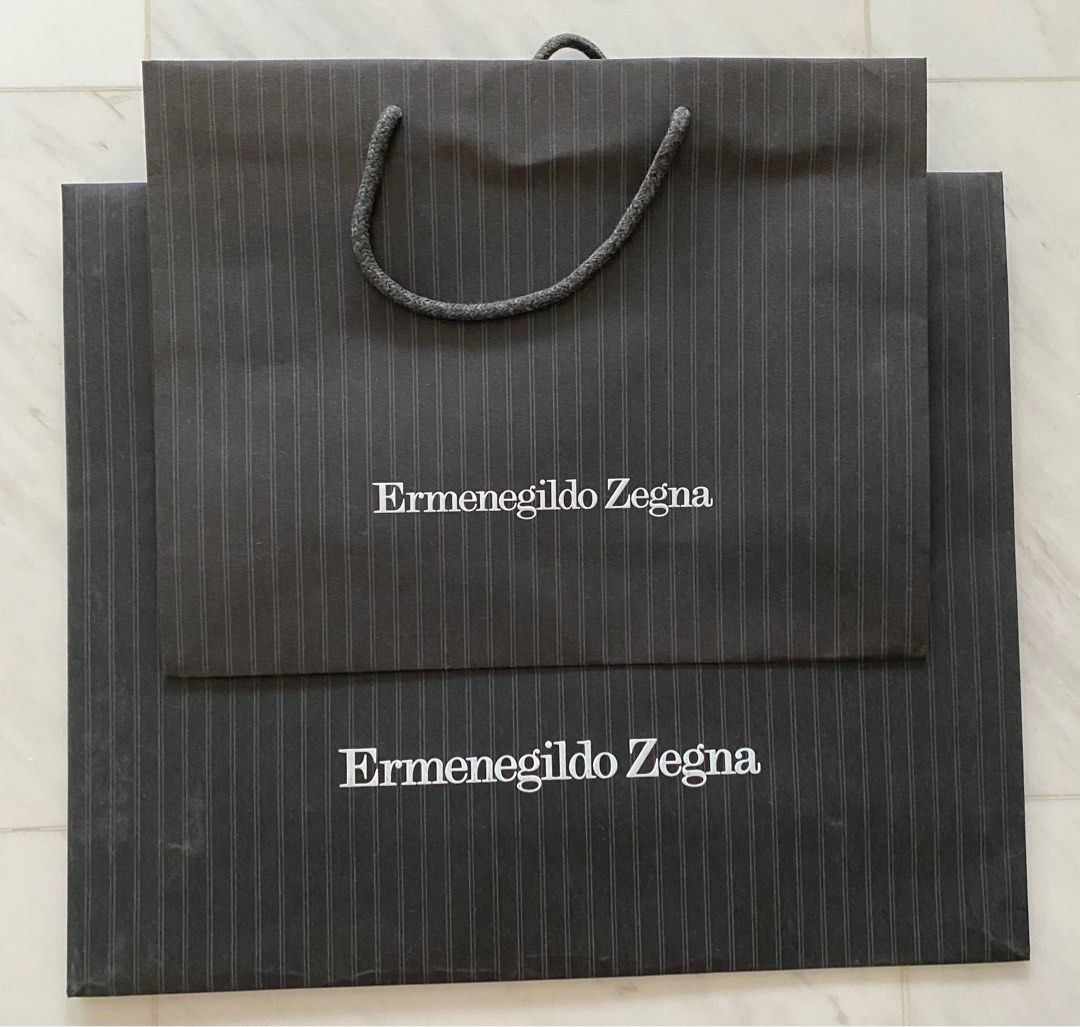 Ermenegildo Zegna Paper Carrier, Luxury, Accessories on Carousell