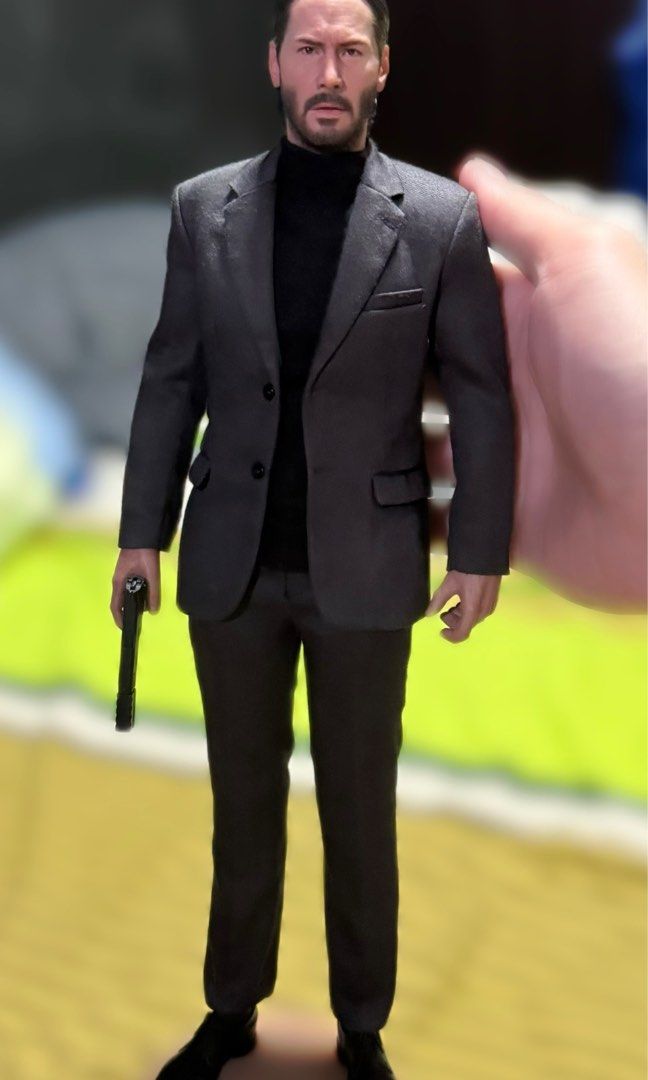Extremely Rare Custom 1/6 John Wick hand painted figure, Hobbies & Toys ...