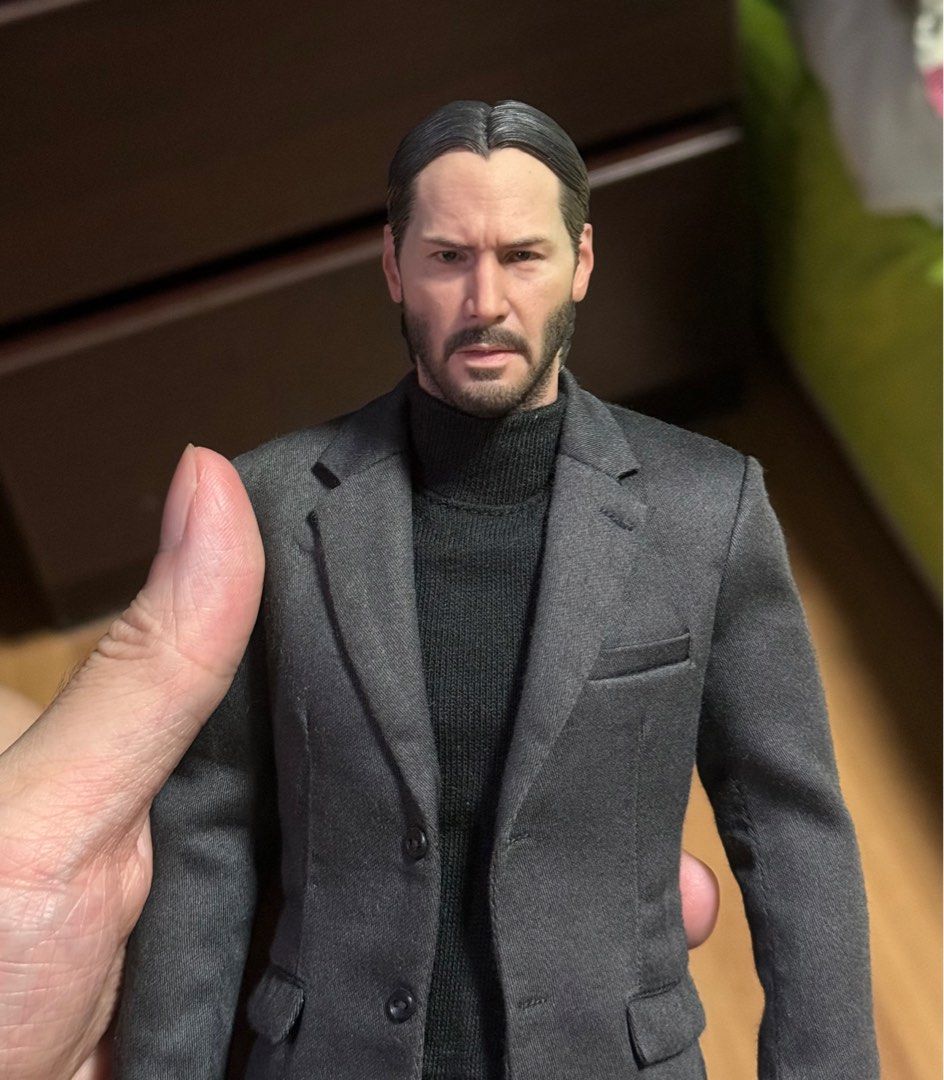 Extremely Rare Custom 1/6 John Wick hand painted figure, Hobbies & Toys ...