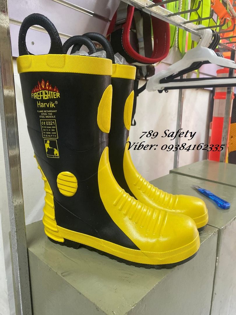 Fire Fighter Boots / Firemans Boots, Men's Fashion, Footwear, Boots on ...