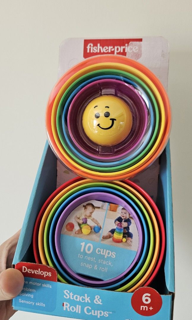 Fisher price. Stack and roll cups, Hobbies & Toys, Toys & Games on ...