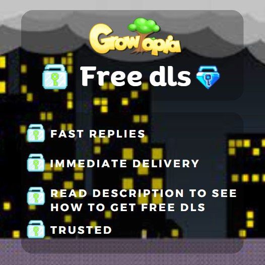 Growtopia Diamond Lock Blue Jem Lock DL DLs FREE BGL BGLs WL WLs, Video ...