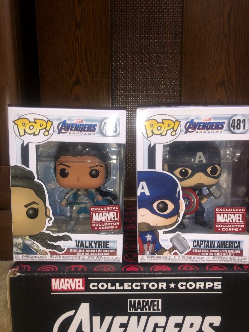 Funko Marvel Collector Corps Avengers Endgame Captain America 481 ...