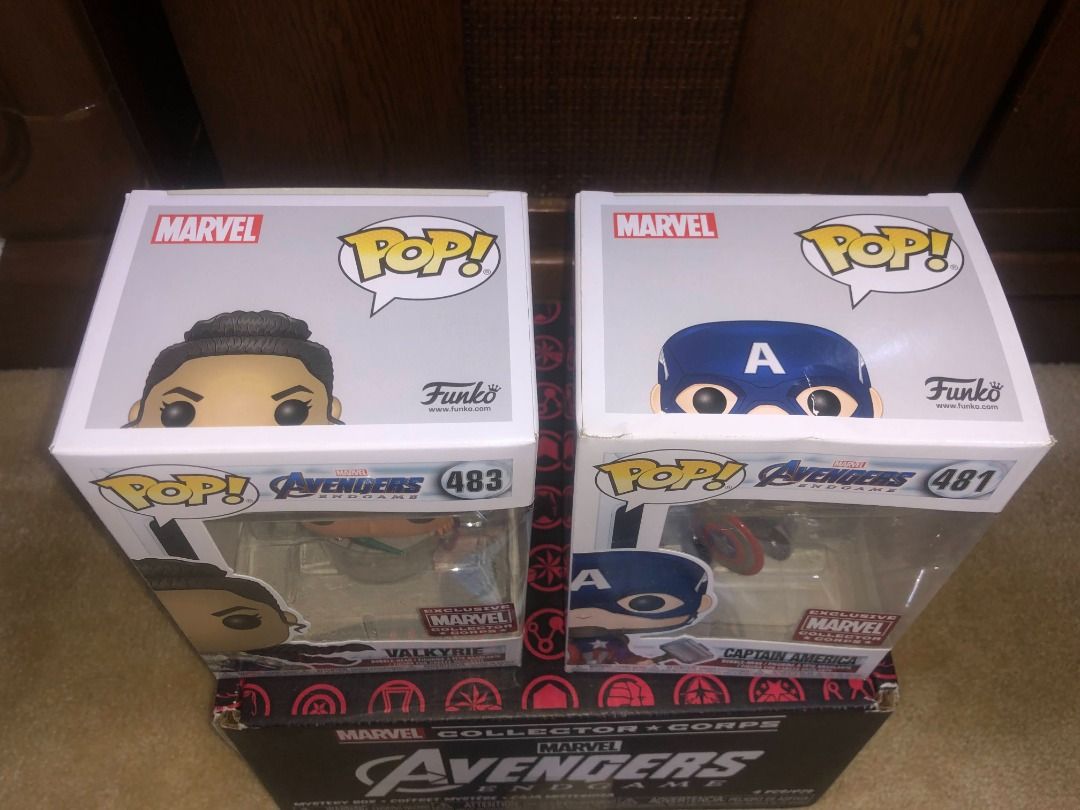 Funko Marvel Collector Corps Avengers Endgame Captain America 481 ...