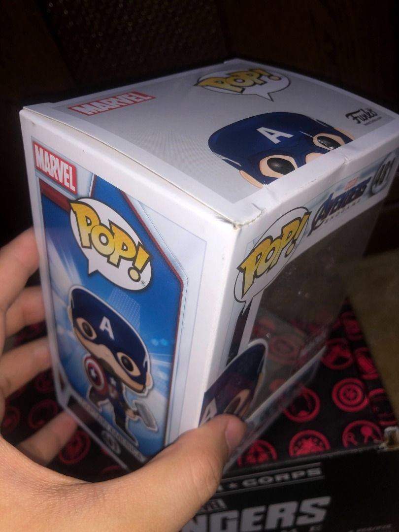 Funko Marvel Collector Corps Avengers Endgame Captain America 481 ...