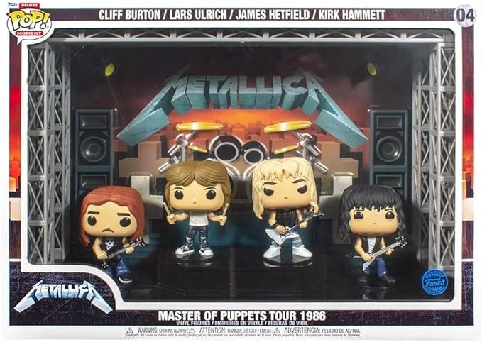 Funko Pop! Moments Metallica Master of Puppets 1986 Tour, Hobbies ...