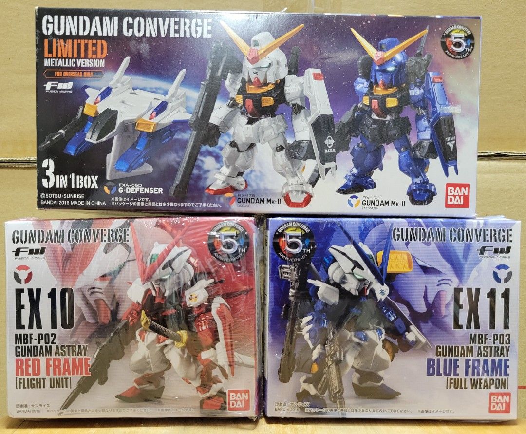 FW Gundam Converge Limited 高達 Mk-II, Titans & G-Defenser Metallic Version ＆ FW Gundam Converge ...