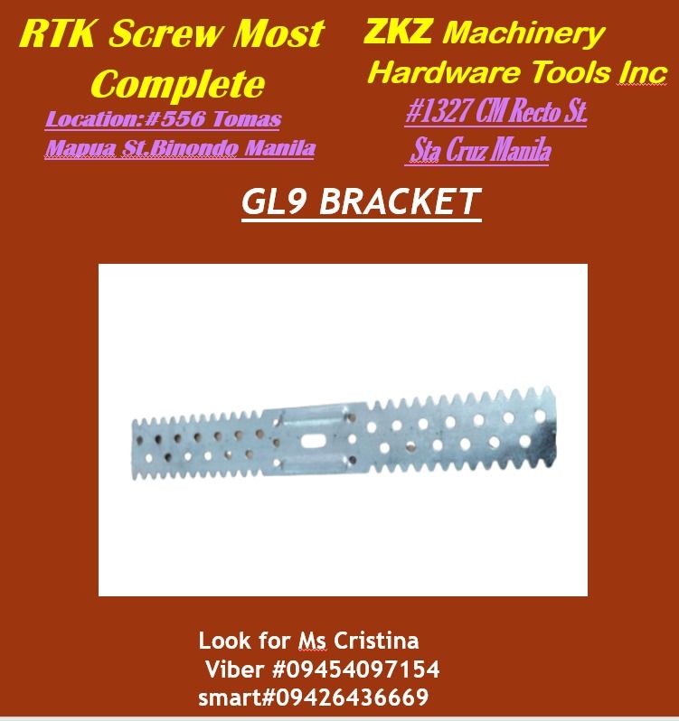 GL9 BRACKET, Commercial & Industrial, Construction Tools & Equipment on ...