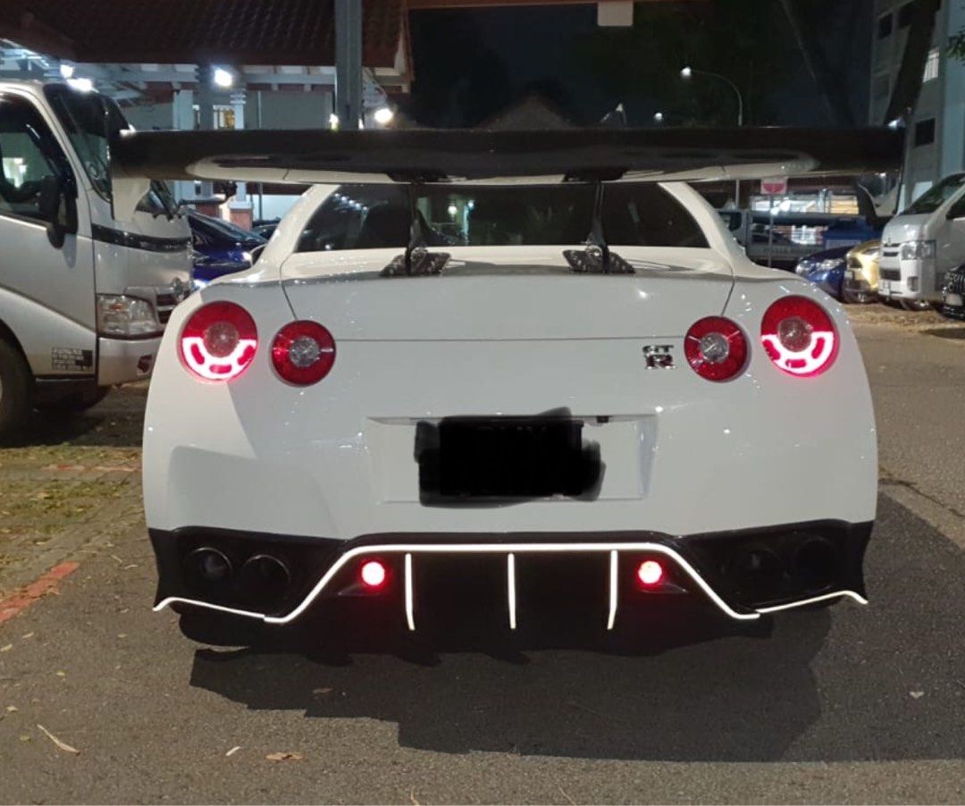 Gtr rear bumper and diffuser, Car Accessories, Accessories on Carousell