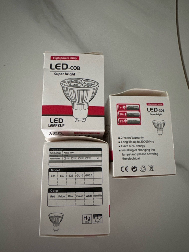 GU bulb LED, TV & Home Appliances, Electrical, Adaptors & Sockets on ...