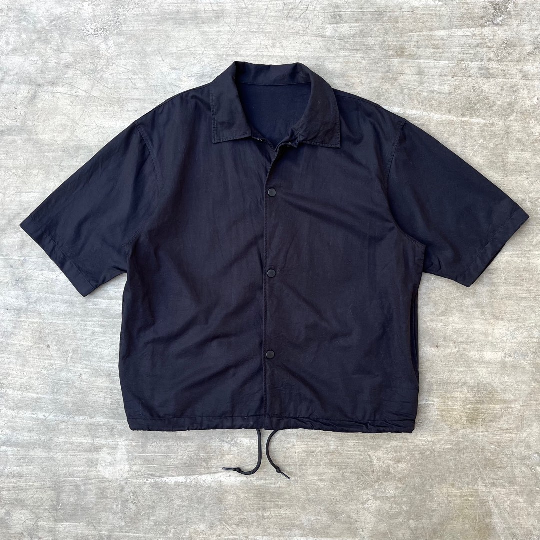 GU Japan - Short Sleeve Coach’s Top, Men's Fashion, Coats, Jackets and ...