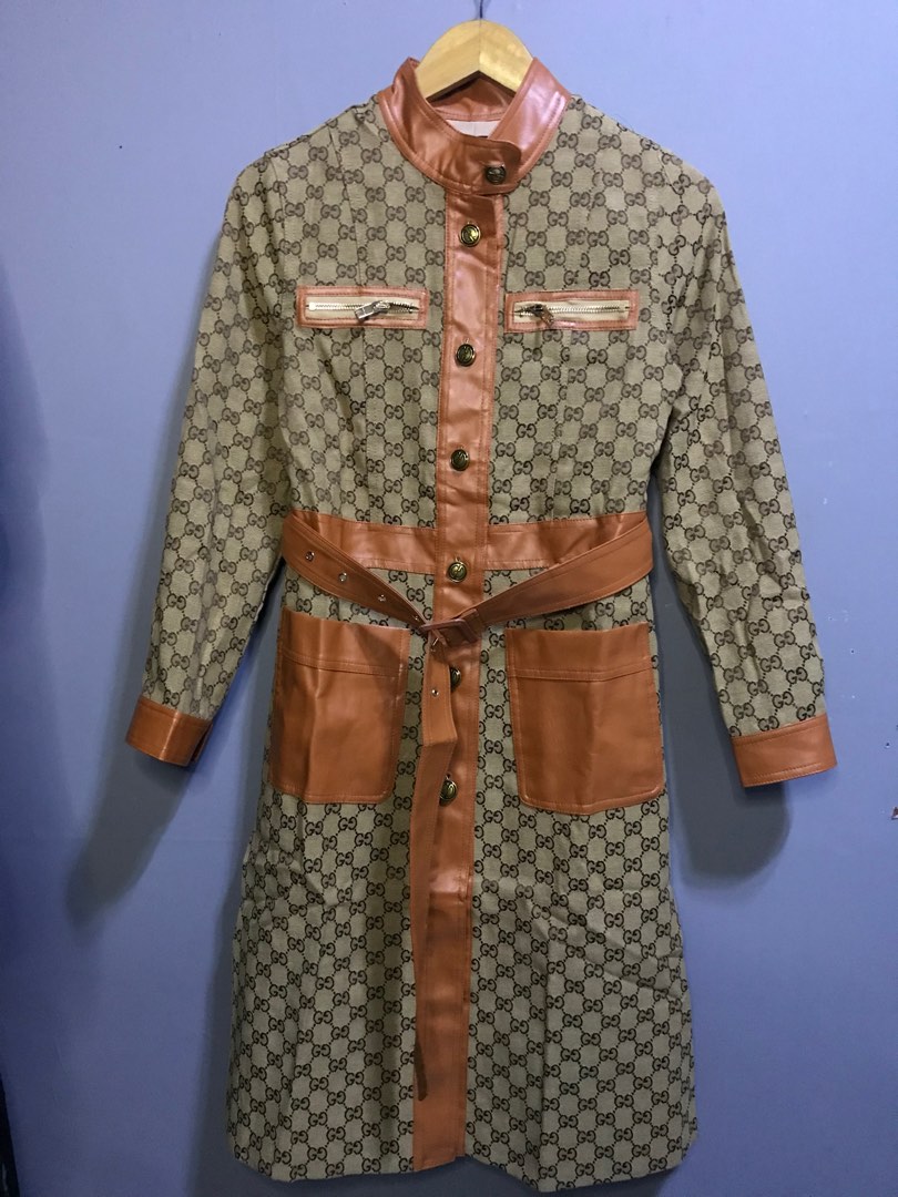 Gucci monogram coat, Women's Fashion, Coats, Jackets and Outerwear on ...