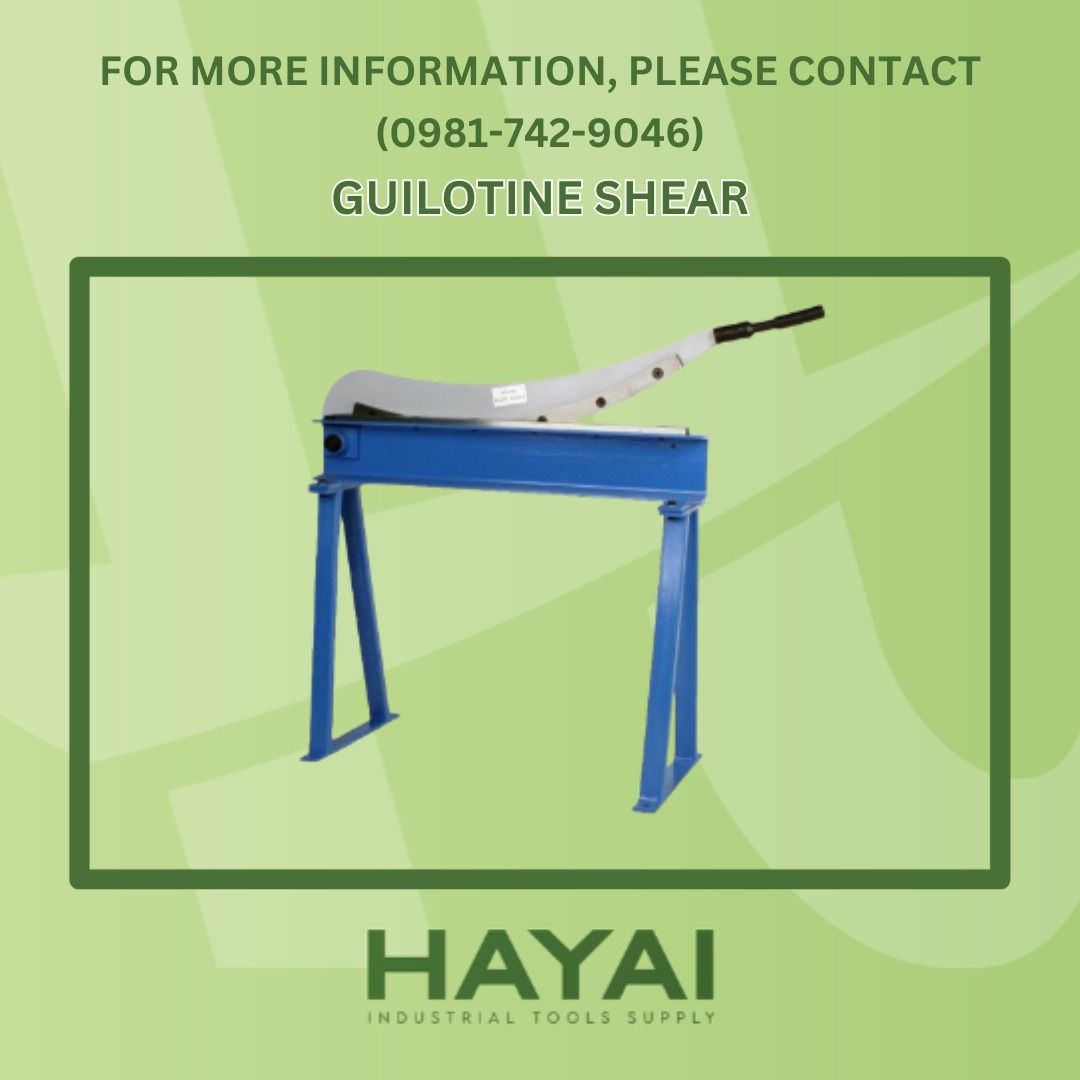 GUILOTINE SHEAR, Commercial & Industrial, Construction Tools ...