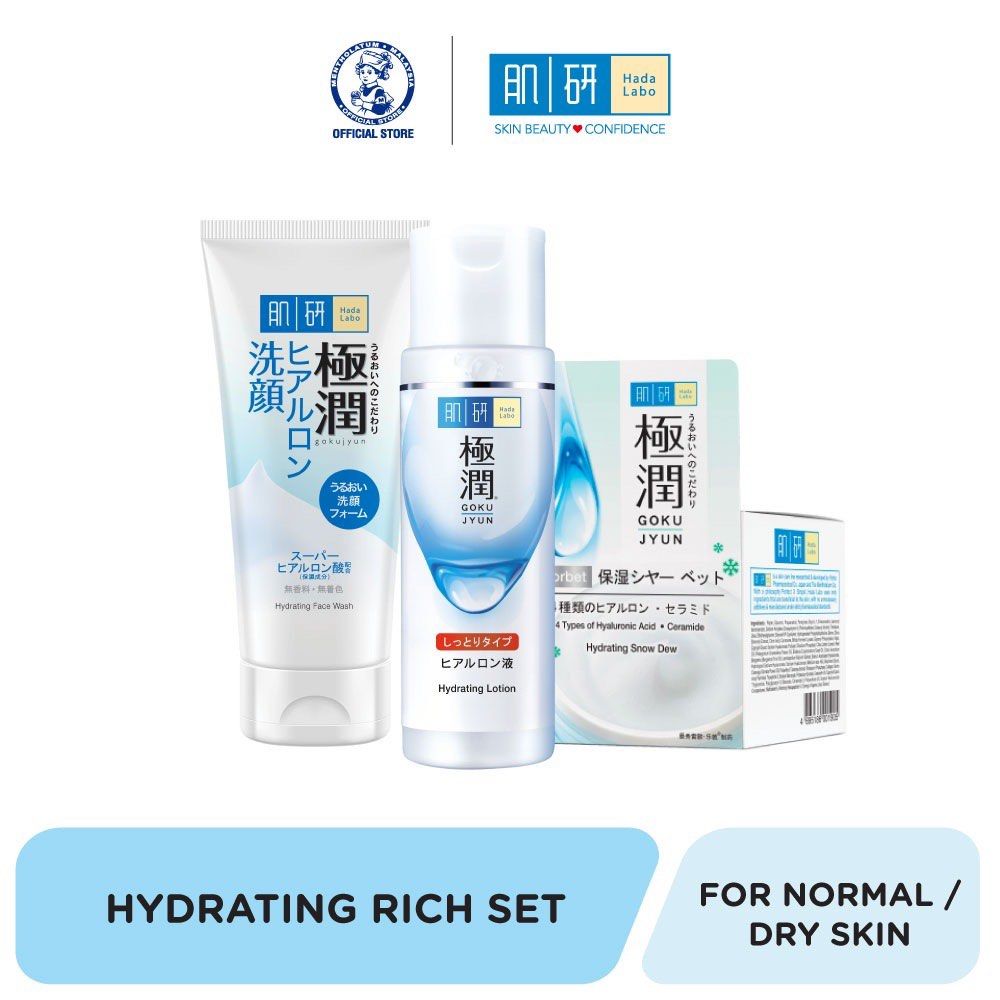 Hada Labo Hydrating Rich Set, Beauty & Personal Care, Face, Face Care ...