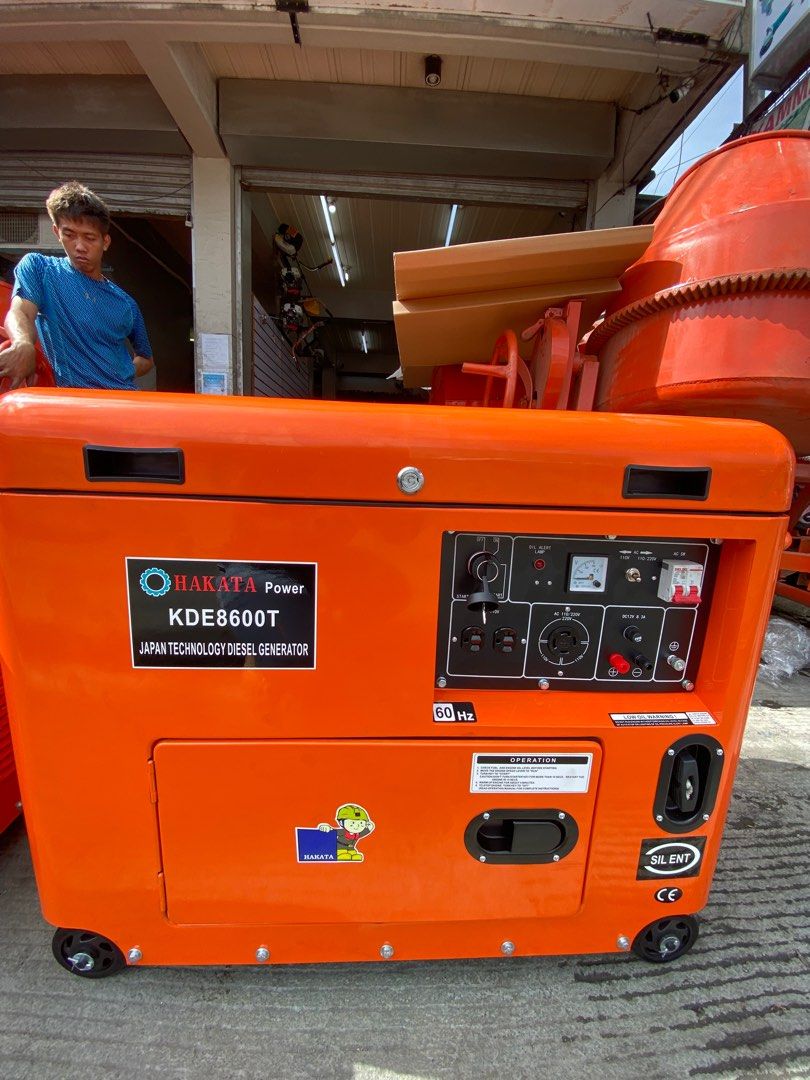 Hakata Japan Diesel Generator 7KVA, Commercial & Industrial ...