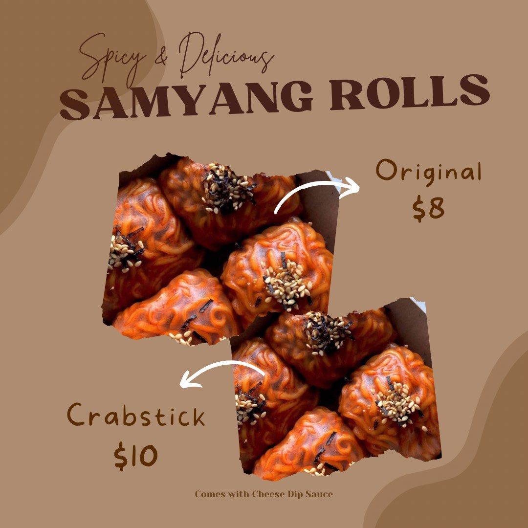 HALAL SAMYANG ROLLS, Food & Drinks, Local Eats on Carousell