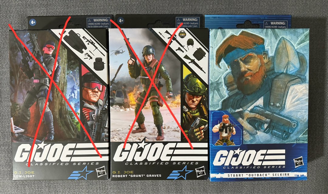Hasbro G.I. Joes GI Joes Classified Series Stuart “Outback” Selkirk ...