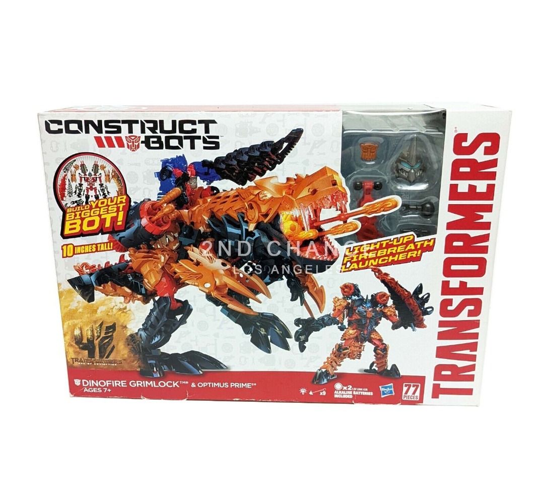Hasbro Transformers Construct-Bots Dinofire Grimlock & Optimus Prime, Hobbies & Toys, Toys ...