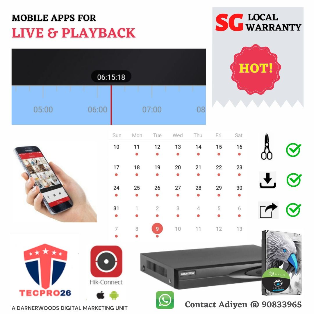 HIKVISION FULL HD IP CCTV WITH BUILT-IN MIC INSTALLATION PACKAGE ...