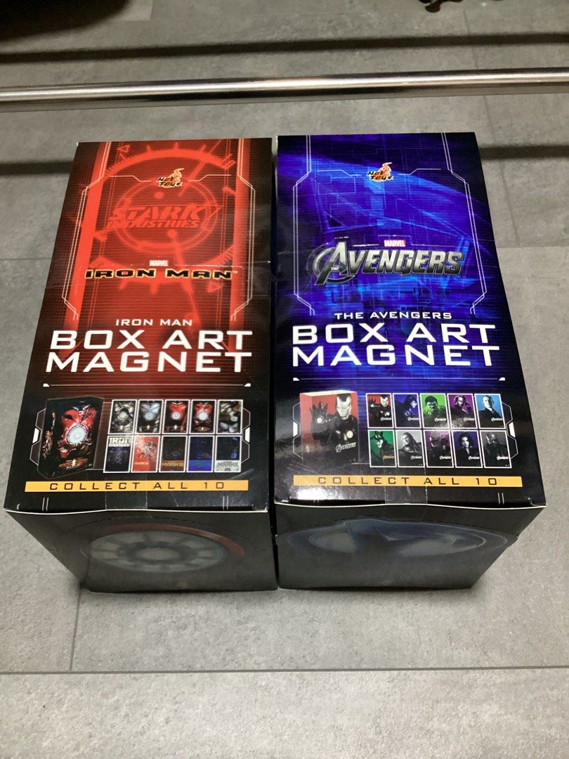 Hot Toys box art magnet Avengers and Iron Man complete set of 10 ...