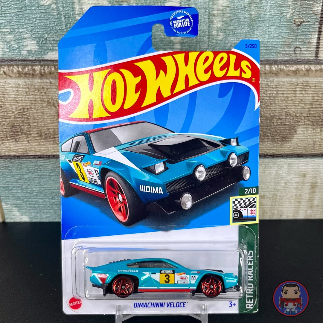 Hot Wheels Dimachinni Veloce (HW Retro Racers) 1:64 Scale Diecast Model ...