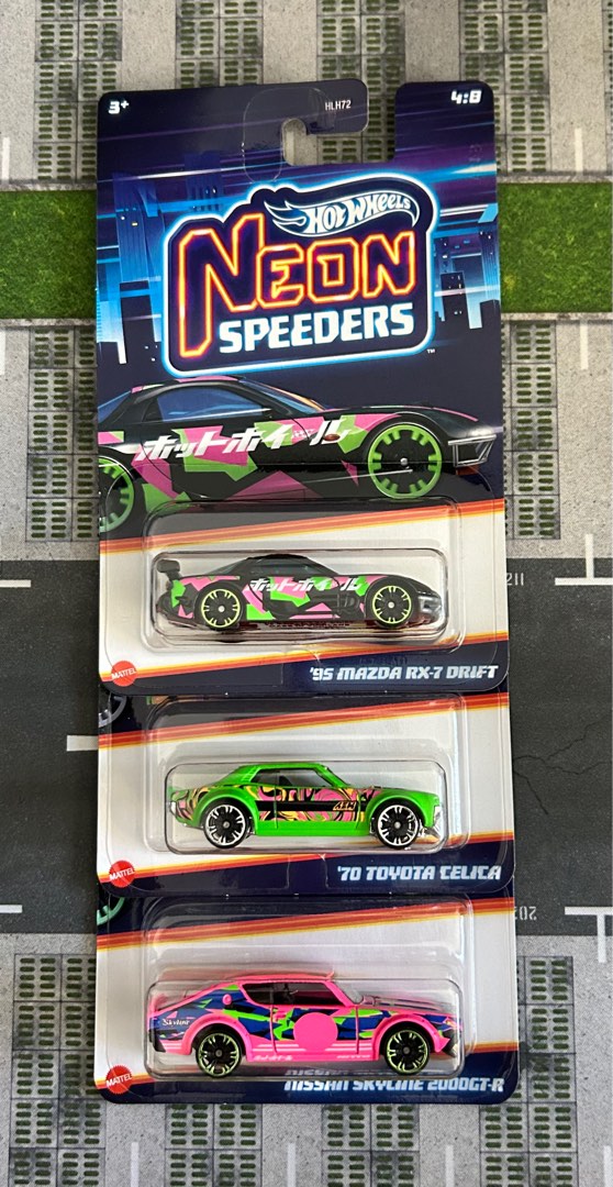 Hotwheels NEON SPEEDERS, Hobbies & Toys, Toys & Games on Carousell