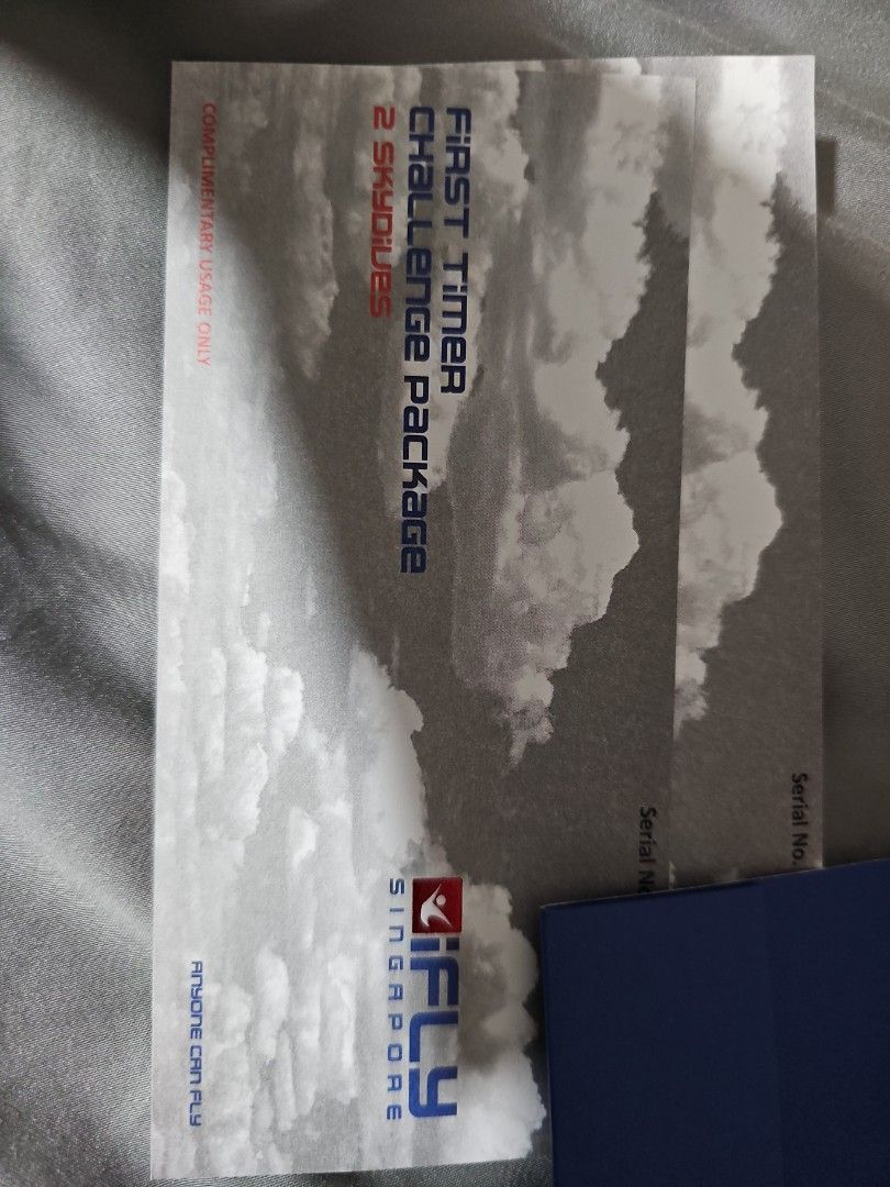 Ifly ticket first timer package, Tickets & Vouchers, Local Attractions ...