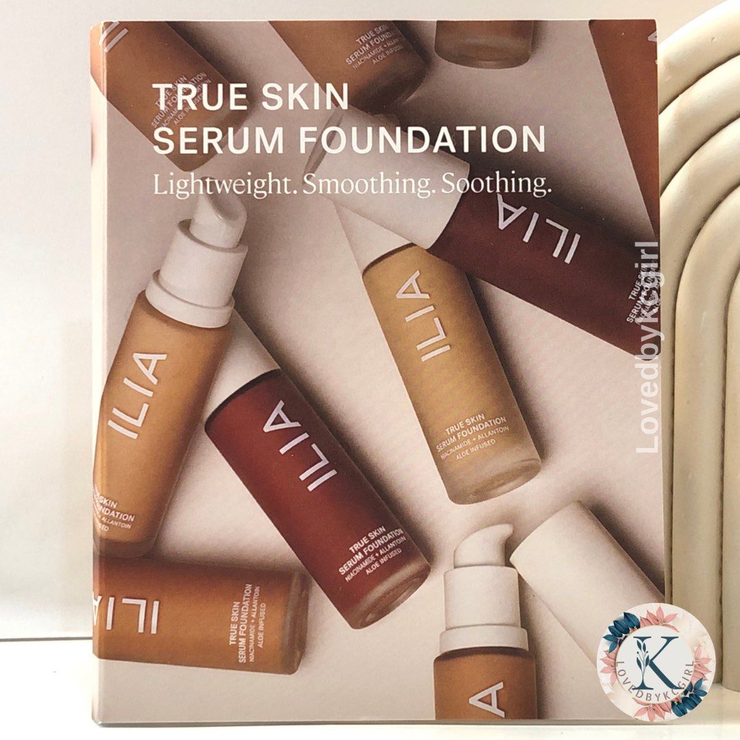 Ilia True Skin serum foundation card sampler, Beauty & Personal Care ...