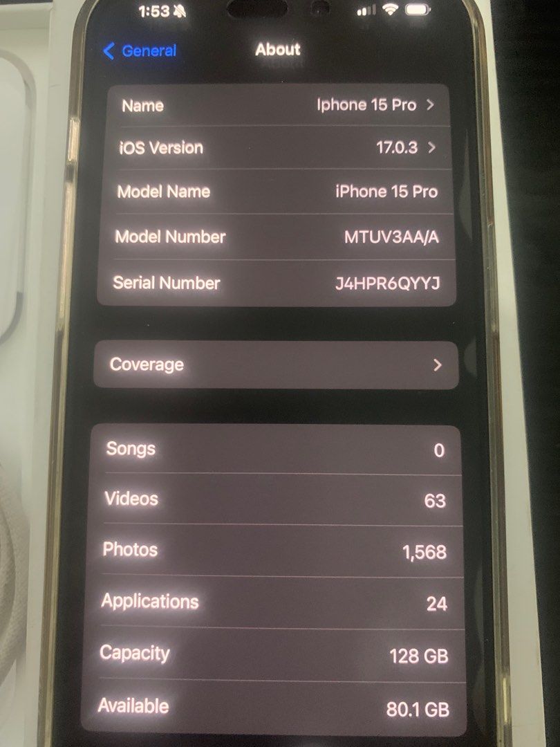 iPhone 15 Pro Titanium, Mobile Phones & Gadgets, Mobile Phones, iPhone ...