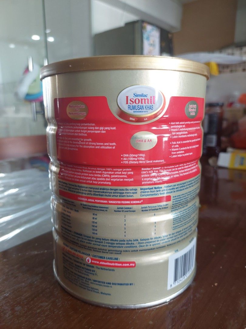 Isomil stage 1 (850g), Babies & Kids, Nursing & Feeding, Breastfeeding ...