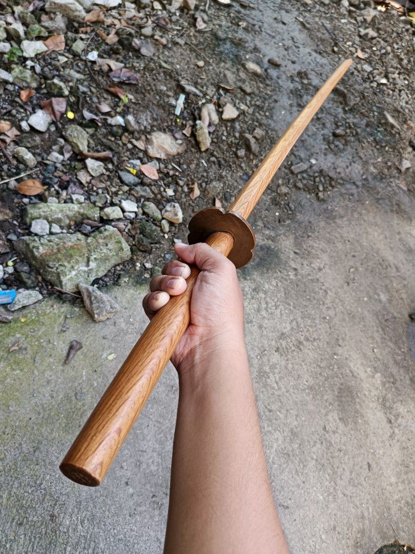 Japanese Bokken Solid Wooden Training Sword, Hobbies & Toys ...