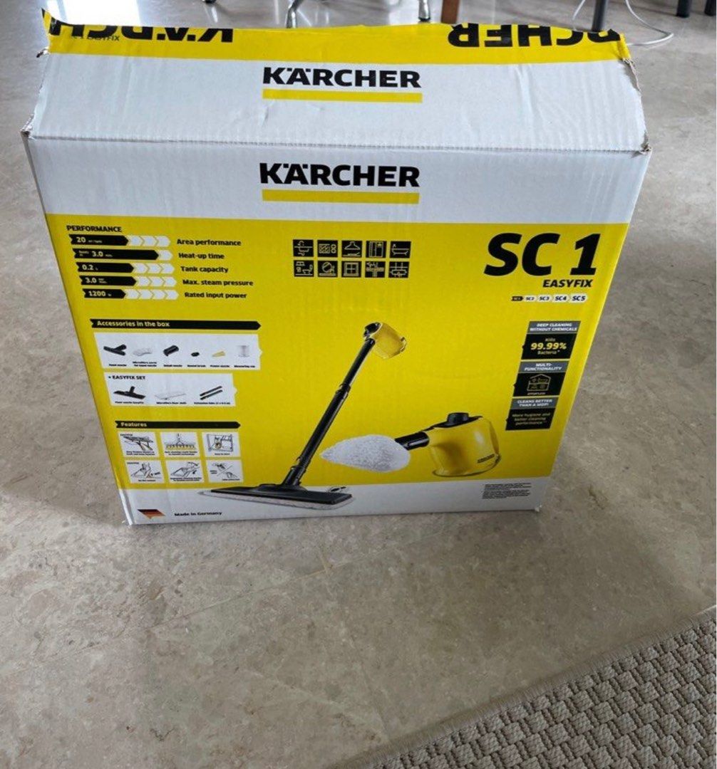 Karcher SC1 EasyFix Steam Cleaning, TV & Home Appliances, Vacuum ...