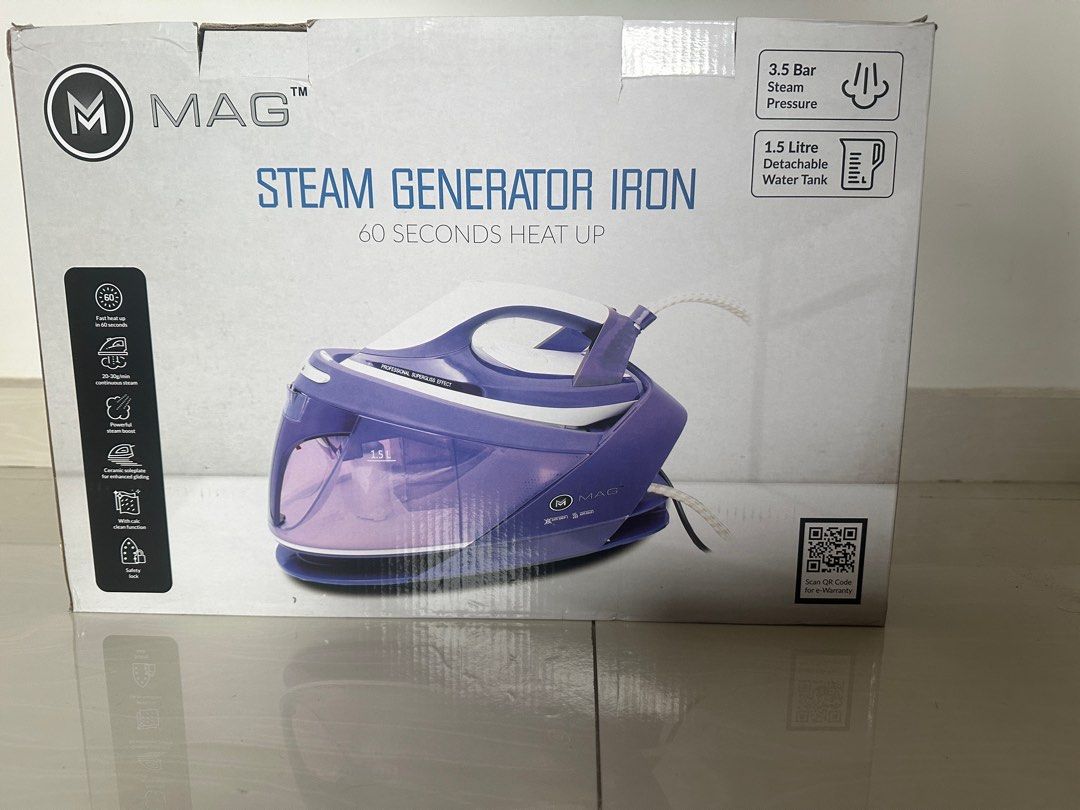 Large Steam Iron 1.5L tank BNIB, TV & Home Appliances, Irons & Steamers ...