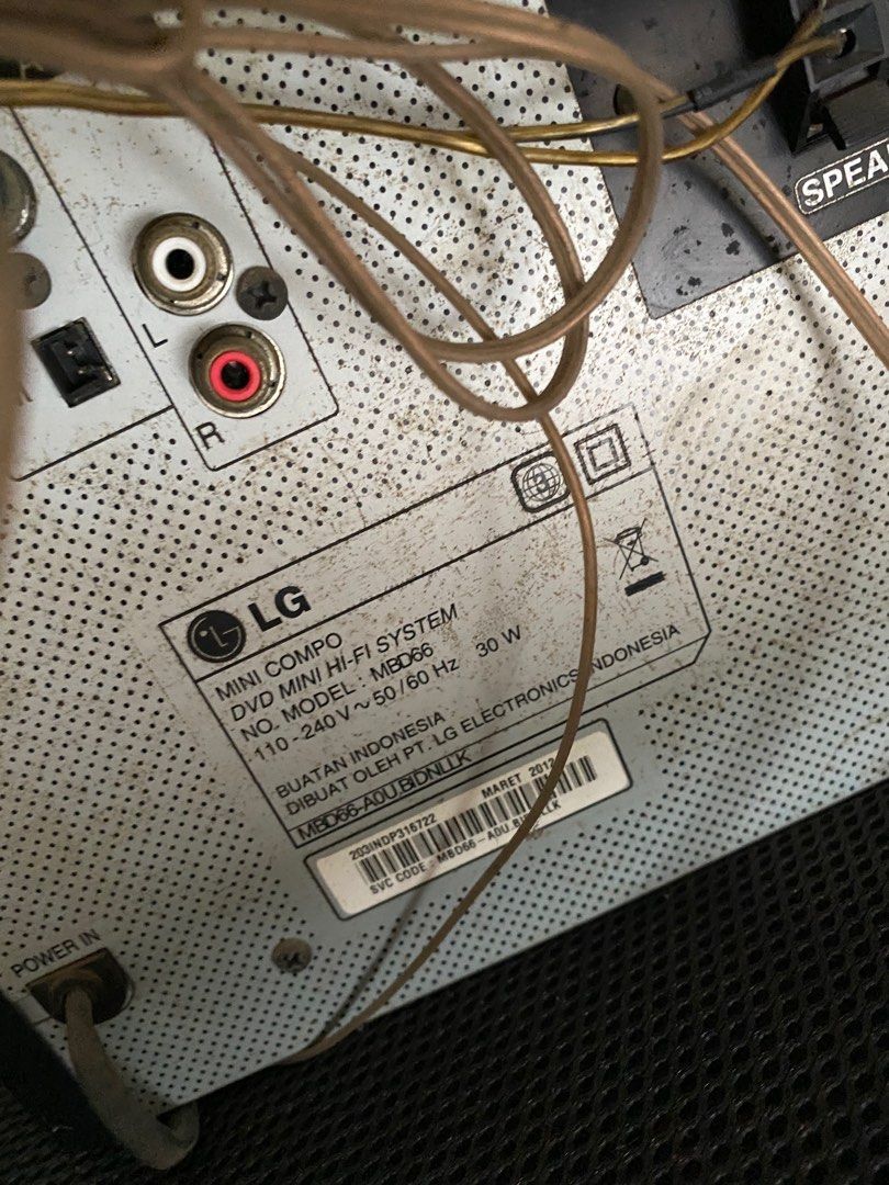 LG MINI COMPO DVD MODE MBD66, Elektronik, Audio di Carousell