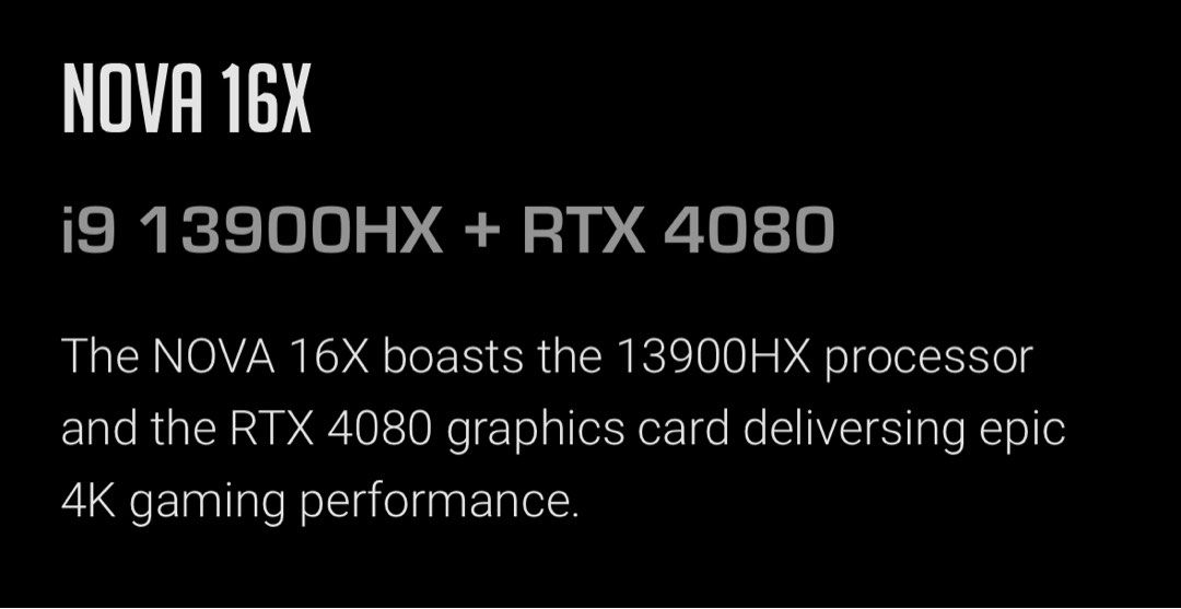 Limited Edition Aftershock x LevelUp NOVA 16X i9 139000HX + RTX 4080 ...
