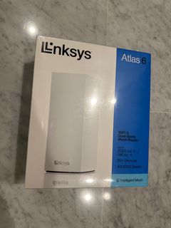 Linksys Atlas 6, WiFi 6 Dual-Band Mesh Router AX3000, Computers & Tech ...
