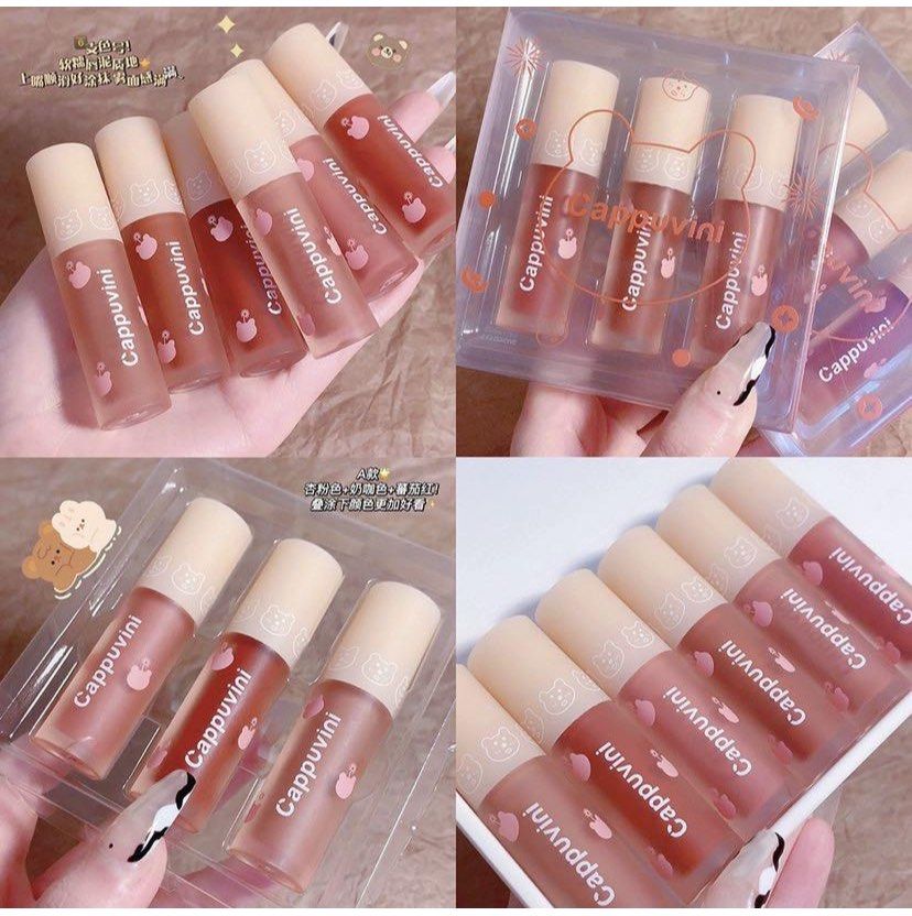Lip Tint Set Moisturizing Long Lasting Silky Lip Glaze, Beauty ...