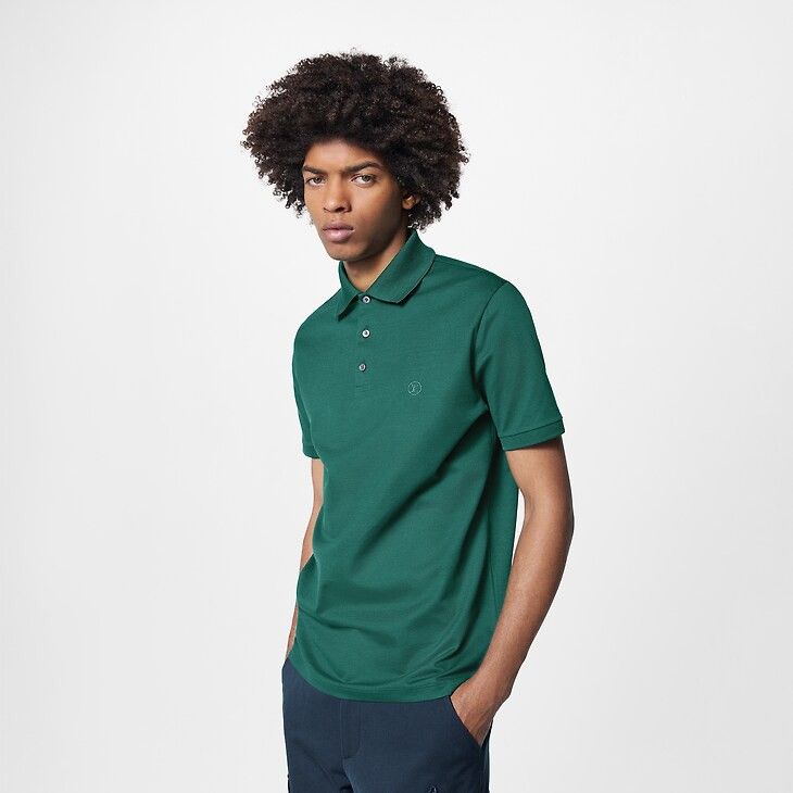 Louis Vuitton Baguio Green Color Polo Shirt, Men's Fashion, Tops & Sets ...