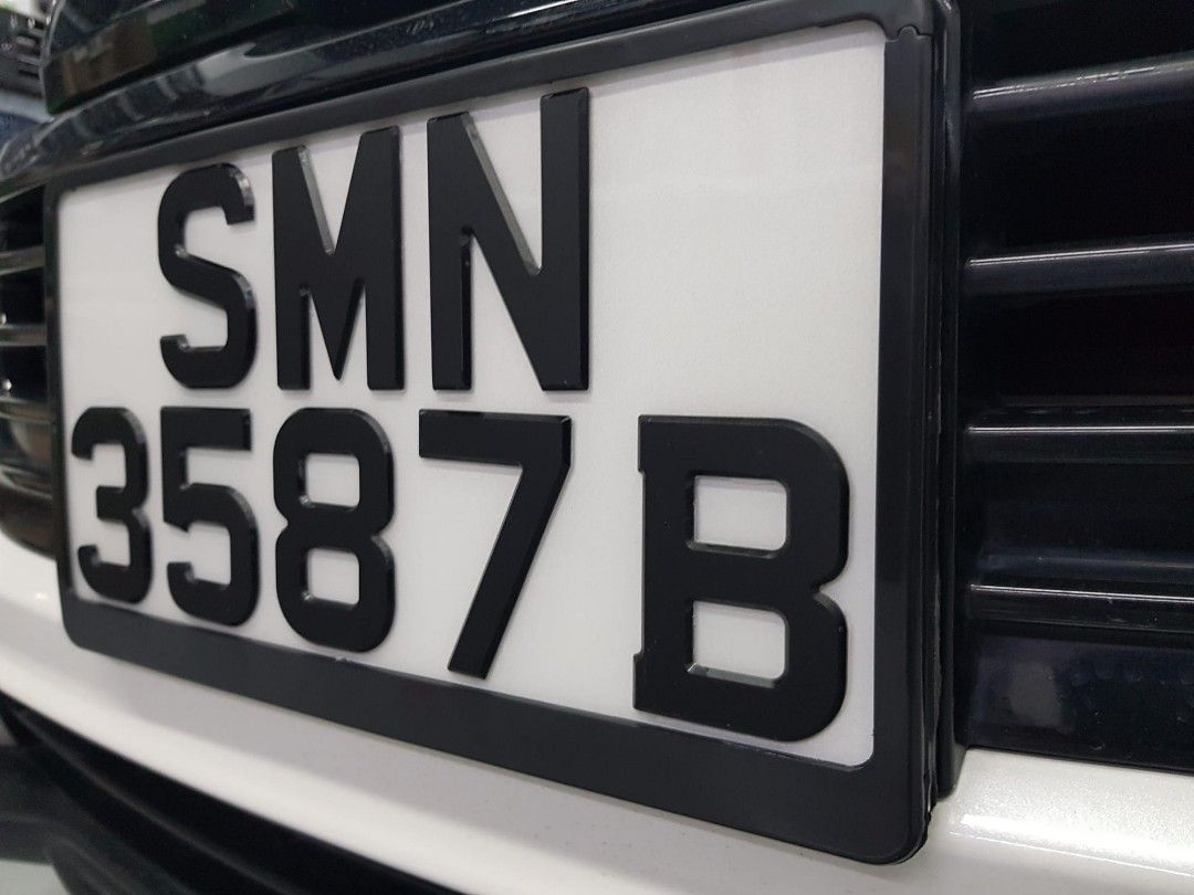 LTA Approve Car Plate (Bevel), Car Accessories, Car Plates on Carousell