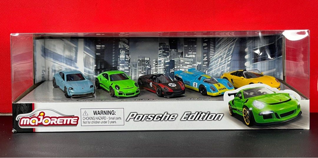 Majorette Porsche Edition 5 Pack Diecast Set, Hobbies & Toys, Toys ...