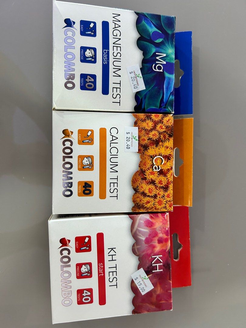 Marine test kits - Colombo KH, Mg & Ca, Pet Supplies, Homes & Other Pet ...