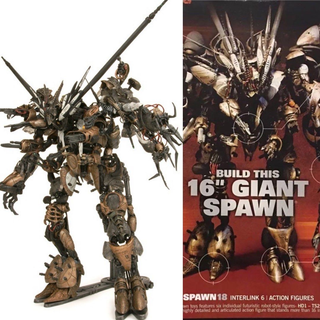 mcfarlane Toys Spawn Series 18 | Spawn Interlink Inter Link 6 Figures to form 16 inches Giant ...
